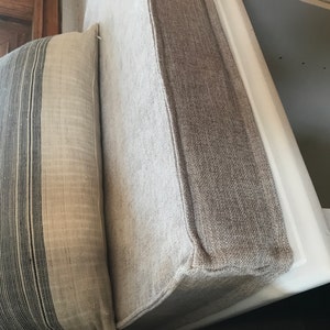 Canvas Covers for Bench Cushions. Custom Size Replacement of Your ...