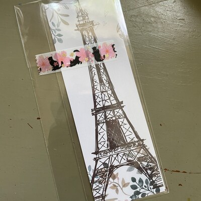 Eiffel Tower Bookmark, French Theme, France Landmark Bookmarks, French ...