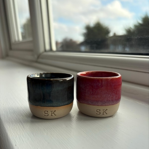 Handmade Ceramic Personalised Shot Glass | Wedding Favour | Bridesmaid ...