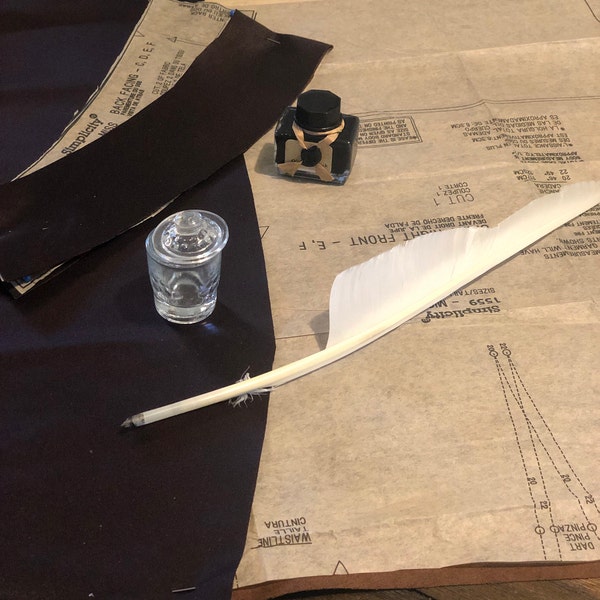 Hand-cut Goose Feather Quill for Calligraphy and Medieval Writing - Etsy