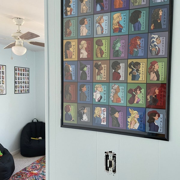 She Series Collage - Special Pop Culture Edition Poster - Etsy