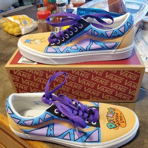 Custom Tropical Colored Vans | Etsy