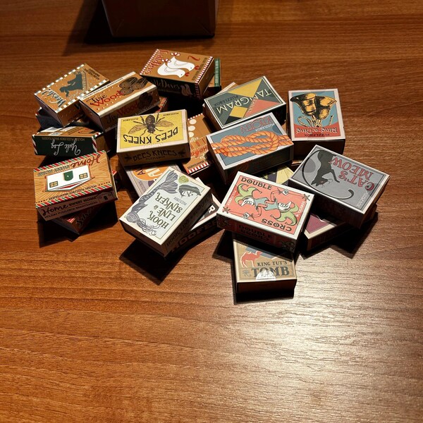Mini Masterpiece Jigsaw Puzzle in a Matchbox - 50 Piece. Assorted ...