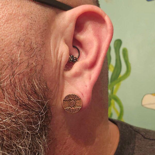 Raven Skull Ear Tunnels - Black Stainless Steel Ear Plugs - Gothic ...