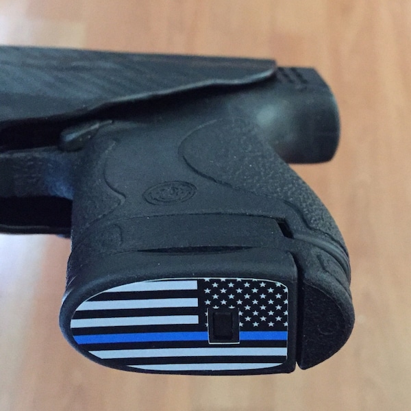 THIN BLUE LINE Flag Magazine Base Plate Stickers - Etsy