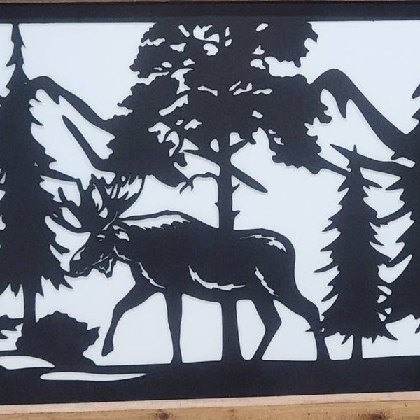Dxf Cut Files, Dxf for Cnc, Laser Cut Dxf, Panels Nature Scene Dxf ...