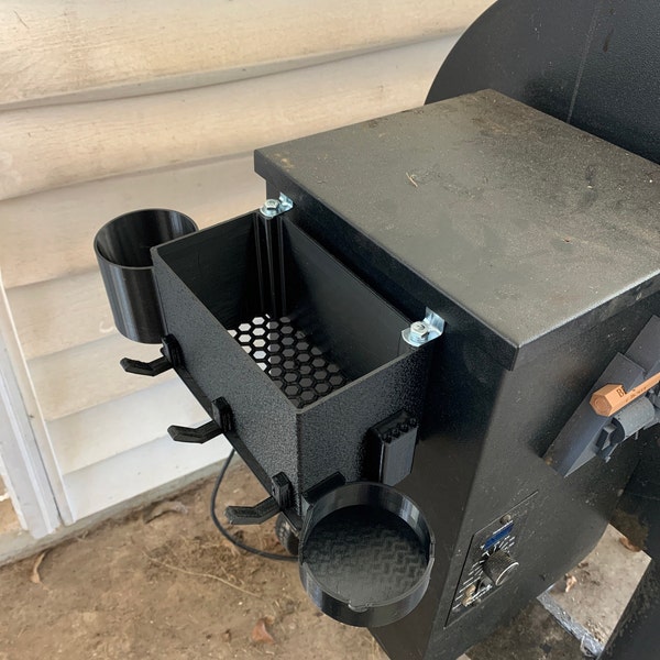 Pellet Smoker Storage Basket W/accessories for Traeger Pellet Smokers ...