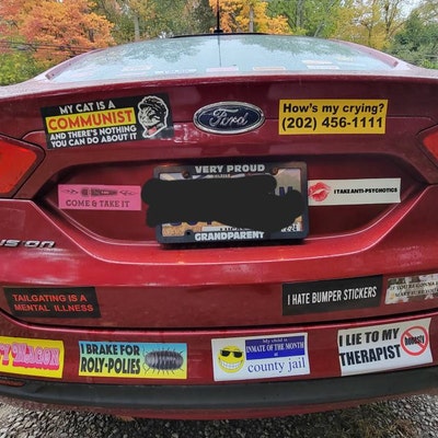 My Child Was Inmate of the Month at County Jail Funny Bumper Sticker ...