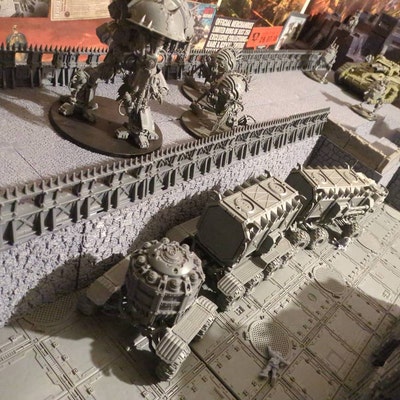 Sci Fi Gothic Train Set 3D Printed Gaming Terrain Warlayer - Etsy