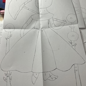 Vintage Colonial Lady Quilt Paper Pattern Only (not a Kit) - Etsy