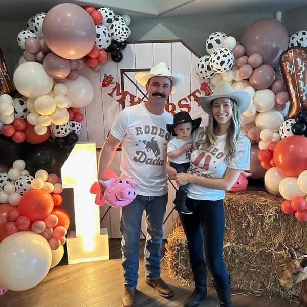 My First Rodeo Birthday Family Matching Shirt, 1st Rodeo Western Farm ...