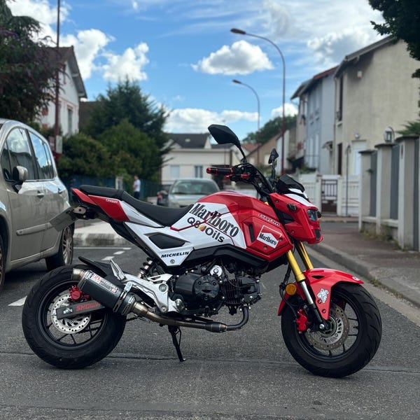 Full Graphic Decal Set Art Bike 2017-2020 Honda Grom MSX125 Graphics ...