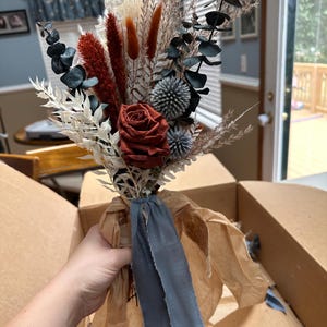 Terracotta, Rust Greenery Pampas Grass Arch or Wall Decor, Dried ...