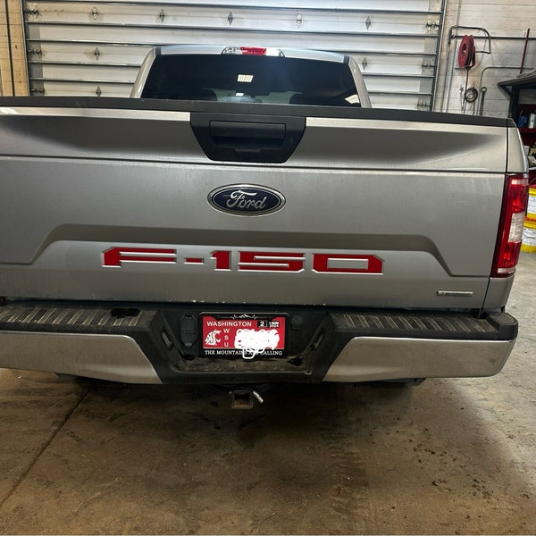 2018-2020 Ford F-150 Tailgate Letter F150 Vinyl Inserts Decals Stickers ...
