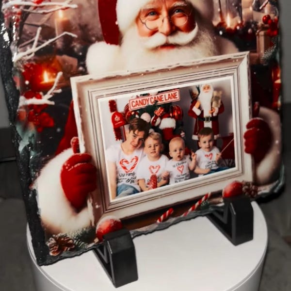 Santa Photo Frame Digital Composite File PSD and JPEG - Etsy