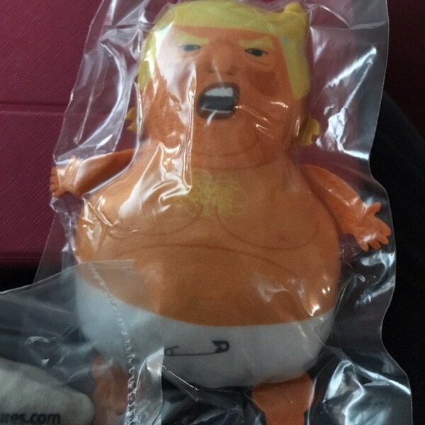 Donny-doll- Catnip Stuffed Baby Trump Doll. Baby Donald Trump Cat Toy ...