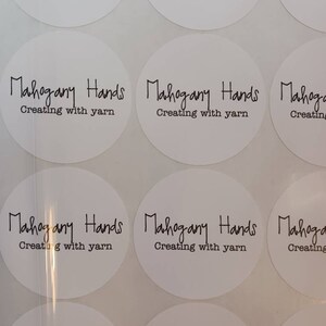 Custom Round Stickers Custom Labels Round Labels Custom Clear Stickers ...