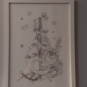 Marigold Art Print Fine Line Floral Art | Etsy