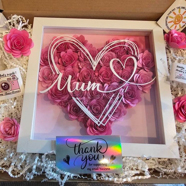 Family Tree Shadow Box Frame - Etsy