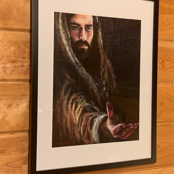 Come Follow Me Art Print, Jesus Reaching Hand, Christian Gift - Etsy
