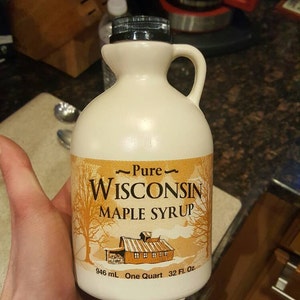 Pure Wisconsin Maple Syrup Gallon - Etsy