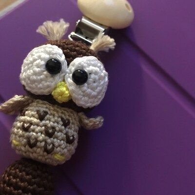 Keychain Owl CROCHET PDF PATTERN english - Etsy