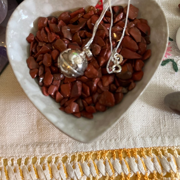 Sterling Silver Chakra Gemstones Necklace Healing Chakra Yoga Reiki ...