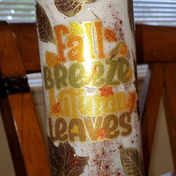 Fall Leaf Textile Design With Decal and Outlines SVG DXF PNG (youtube ...