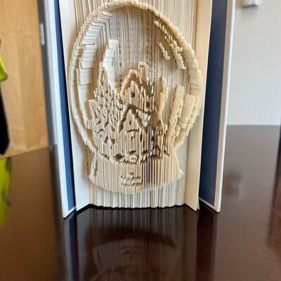 Heart Angel Wings: Book Folding Pattern Instruction DIY - Etsy