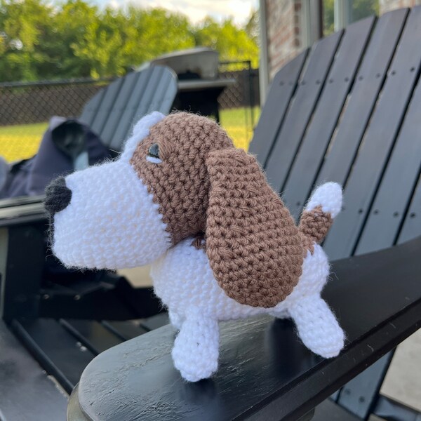 PATTERN: Barley the Basset Hound - Crochet Basset Hound Pattern ...