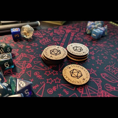 Monster Tokens Starter Pack woodencolour Dungeons and Dragons Tokens ...