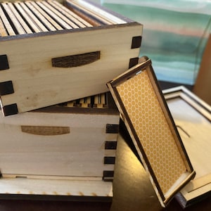 Mini DIY Bee Hive Model Kit, My Little Beekeeper Original Model Kit ...