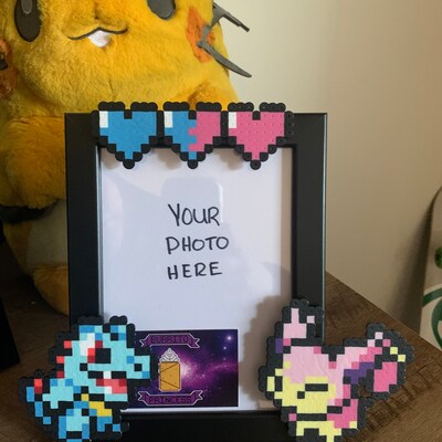 CUSTOM Pokemon Picture Frame Couples Picture Frame Video - Etsy Canada