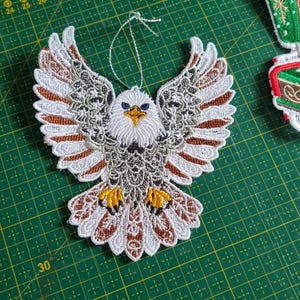 American Eagle FSL Embroidery Design - Etsy