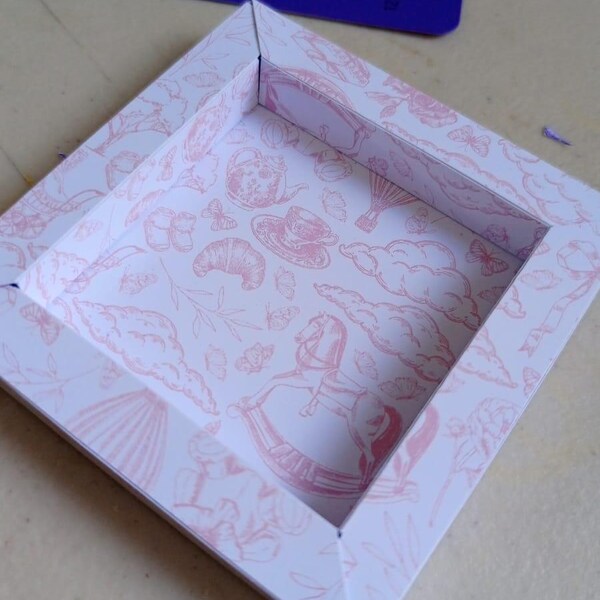 Gift Box With Lid Template, Box Cut Files, Square Box Svg, Earring Box ...