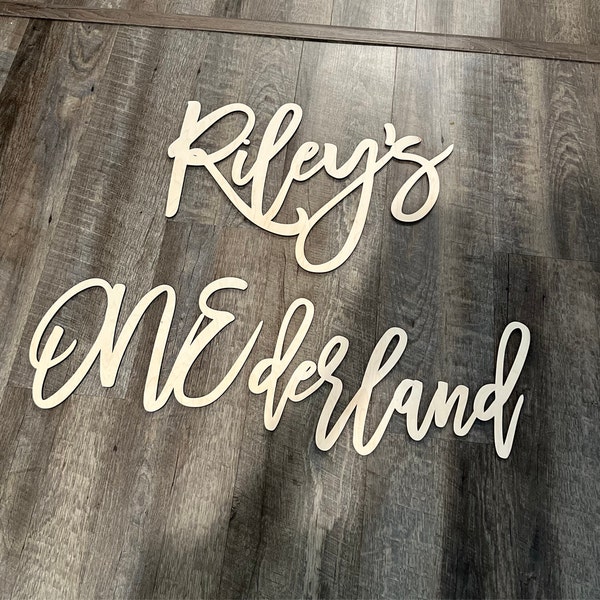 Custom Wood Words, Custom Word Signs, Wall Quotes, Wooden Word Cutout ...