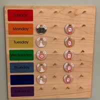 Weekly Rhythm Chart - Etsy