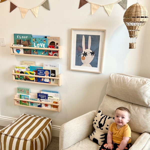 Boho Rainbow Bunting Banner, Colorful Bunting Garland, Neutral Fabric ...