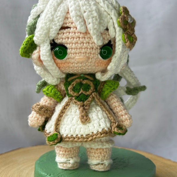 Crochet PDF Pattern: "nahida" Chibi Amigurumi - Etsy