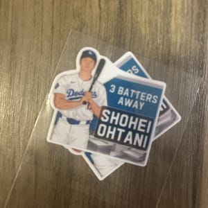Shohei Ohtani Sticker Sheet - Etsy