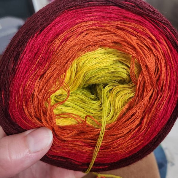 Make Your Own Colourway Gradient Yarn Cake, 3 Ply, 4ply Ombre Yarn ...