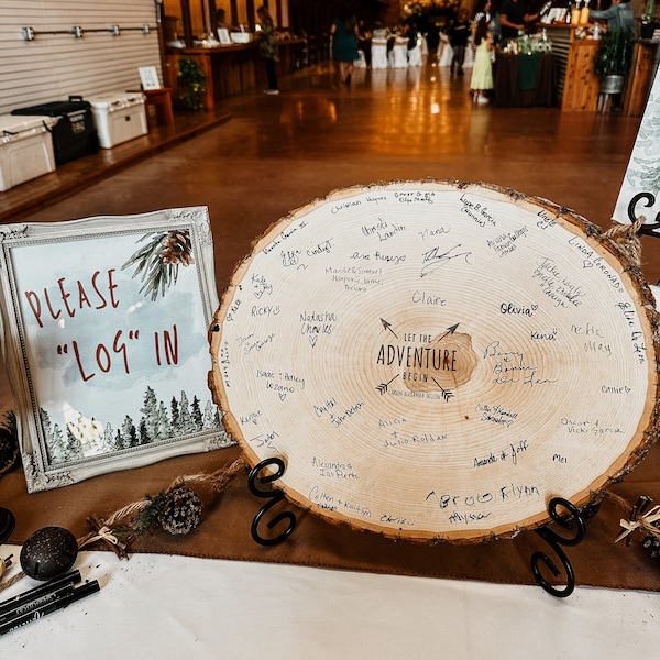 Printable Guest Book Sign Woodland Theme Please Log in National Park ...