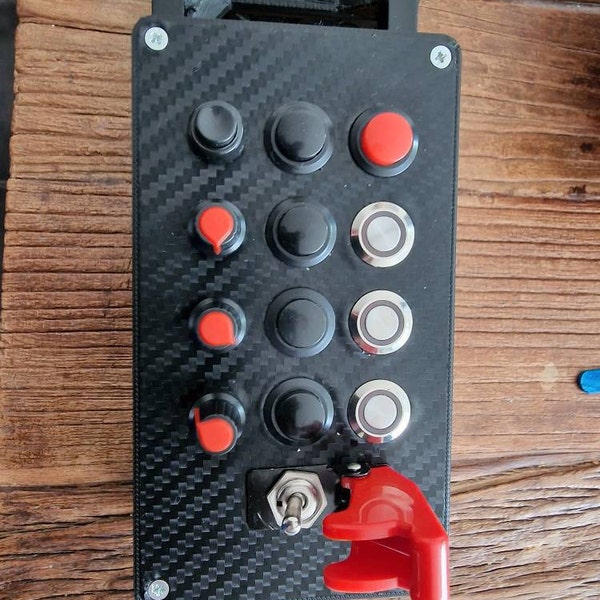 PC Button Box 19 Functios for Sim Racing With Fanatec Mount - Etsy