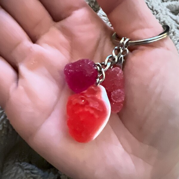 Super Realistic Big Gummy Bear Key Chain - Etsy