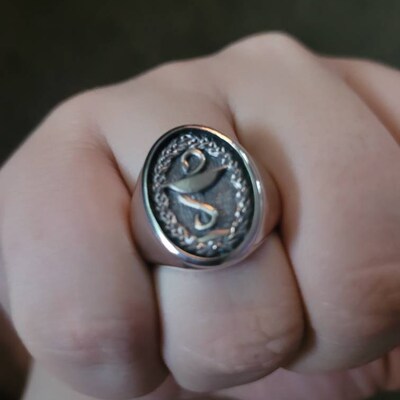 Ancient Roman Ring ,helmet Ring,roman Soldier,si Vis Pacem Para Bellum ...