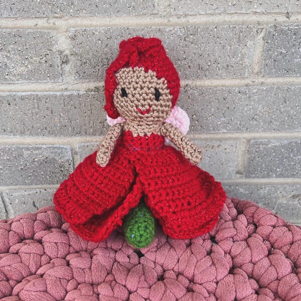 Reversible Rose Fairy Amigurumi Pattern Flower Crochet Pattern PDF - Etsy