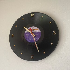 David Bowie Record Clock Ziggy Stardust 12 Wall Clock Made With the ...