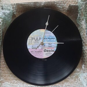 Record Clock Personalised Album Cover Art 12 Vinyl Unique Christmas ...