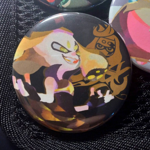 Splatoon Pin Buttons 2.25" - Etsy