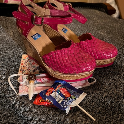 Mexican Sandals Mexican Wedges Mexican Artisanal Wedges Huaraches ...